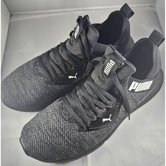 Puma | Shoes | Puma Mens Enzo Beta Woven Blackcharcoal Grey Running ...
